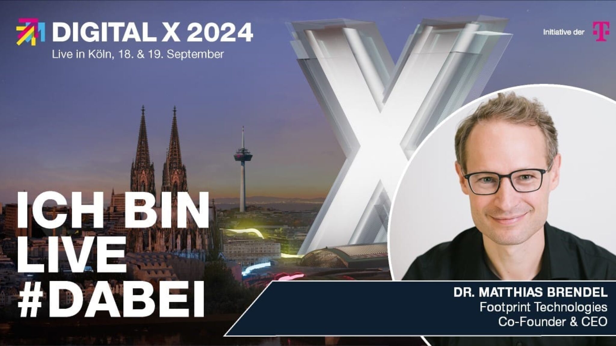 Dr. Matthias Brendel - Redner an der Digital X 2024 in Köln | LEADING MINDS